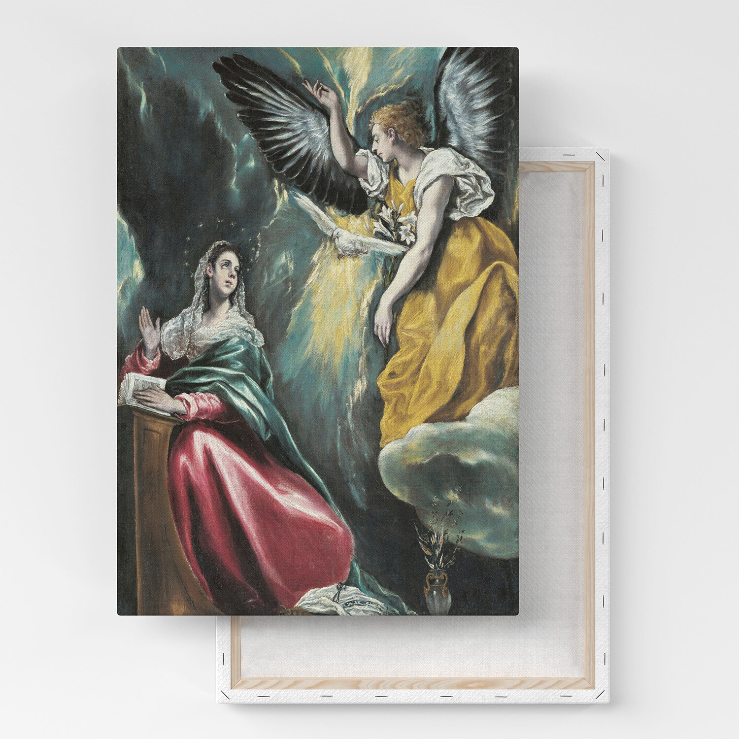Картина на холсте, репродукция / Эль Греко - Annunciation / Размер 40 x 53 см