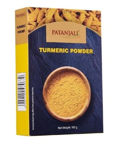 TURMERIC POWDER, Patanjali (куркума молотая, Патанджали), 100 г.