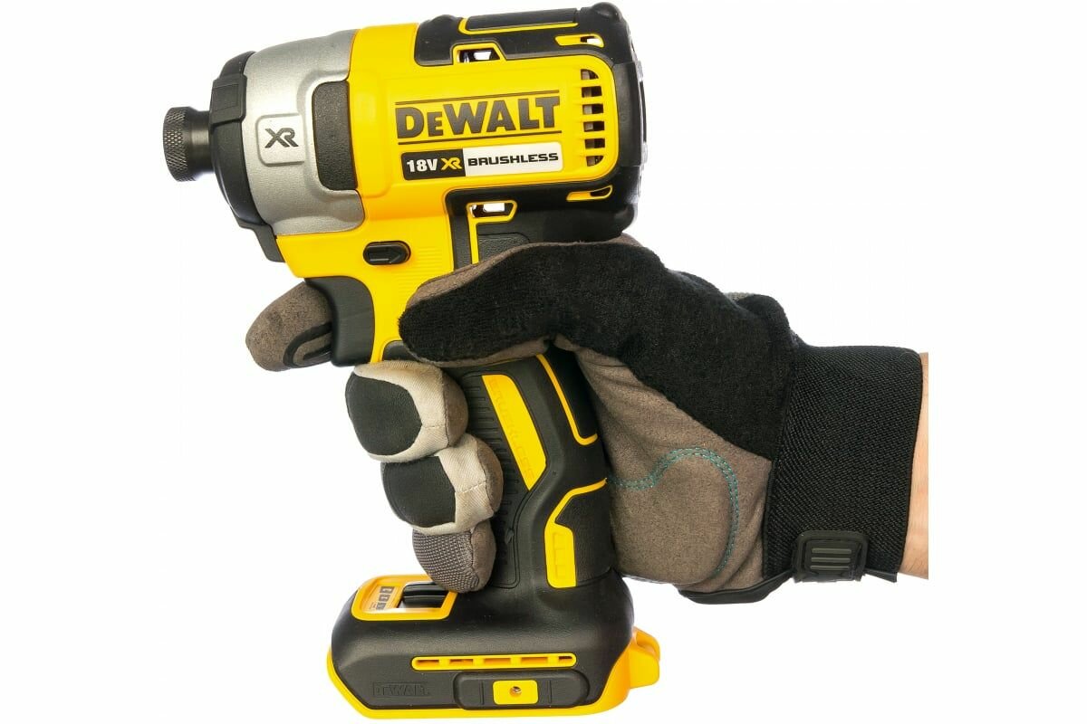 Винтоверт DeWalt DCF887N, бесщеточный, аккумулятор 18В, 3 скорости, 6 граней, 400Вт