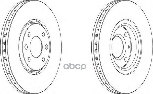 Тормозной диск Ferodo арт. DDF1106
