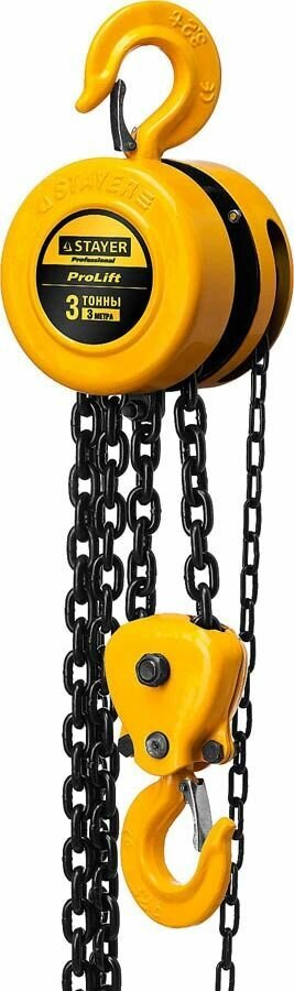 Таль цепная шестеренная 3 т 3 м Stayer PROLift 4308-3_z01