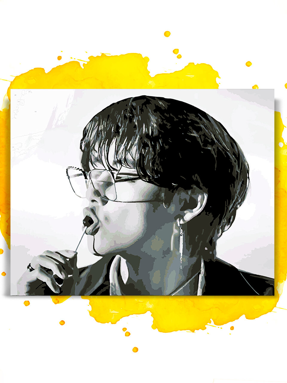 Картина по номерам на холсте BTS - Butter - V 2, 40 х 50 см