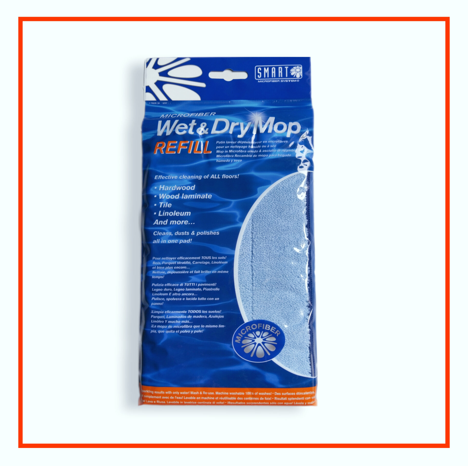 Насадка на швабру, 'Универсальная', отлично промывает поверхность, удаляя грязь, пыль и засохшие пятна