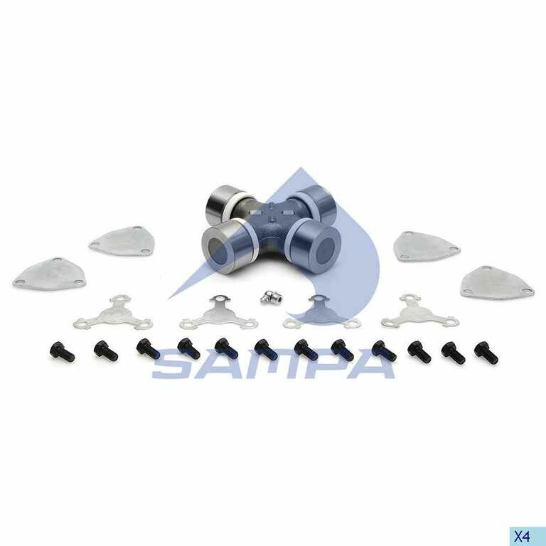 Крестовина F10, F12, F16, FL10 вала карданного (50х152.60мм), 032.202, SAMPA