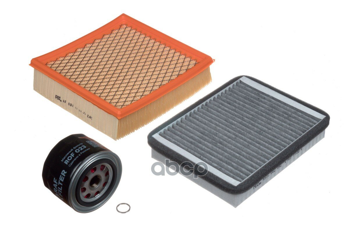 Комплект То Стандарт Lada 2110, Lada 2111, Lada 2112, Lada Priora 1, Lada Priora 1 RAF FILTER арт. RT026S
