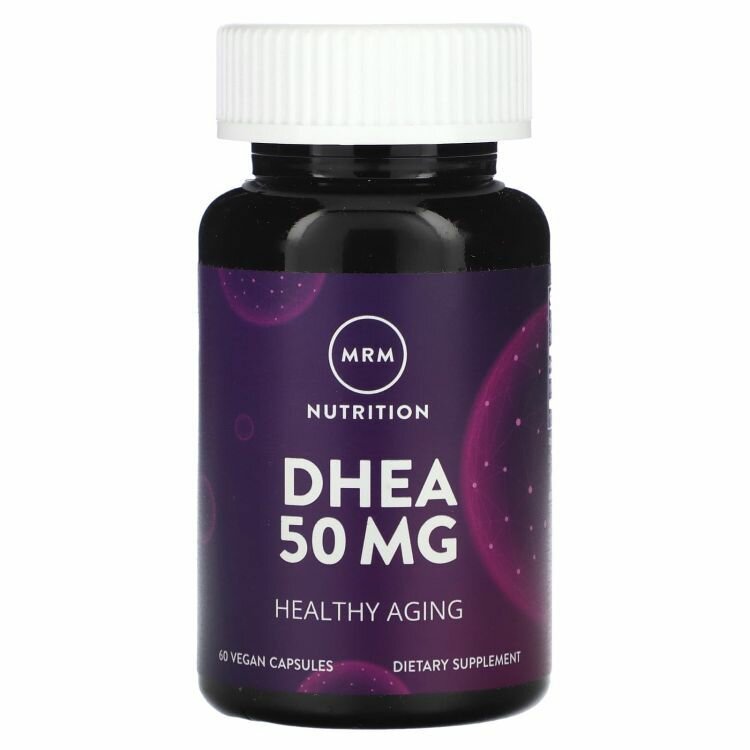 MRM Nutrition, DHEA, дгэа (дгеа), 50 мг, 60 капсул