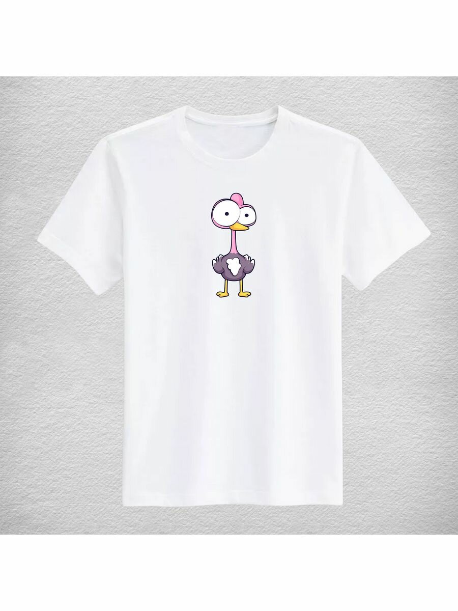 Футболка страус эму