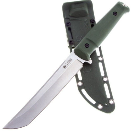 Нож туристический Kizlyar Supreme Senpai (Kraton) AUS-8, StoneWash, Олива