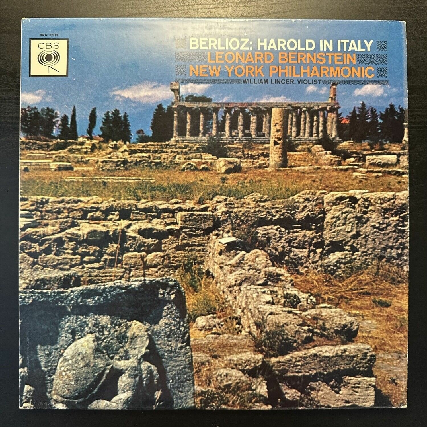 Виниловая пластинка Берлиоз - Гарольд в Италии, соч. 16 (Англия 1962г.)