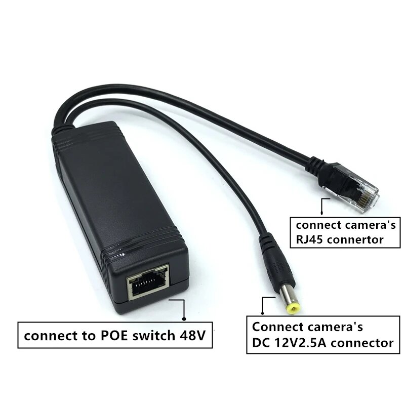 ANDDEAR Активный изолированный PoE сплиттер 48В 12В 10PCS
