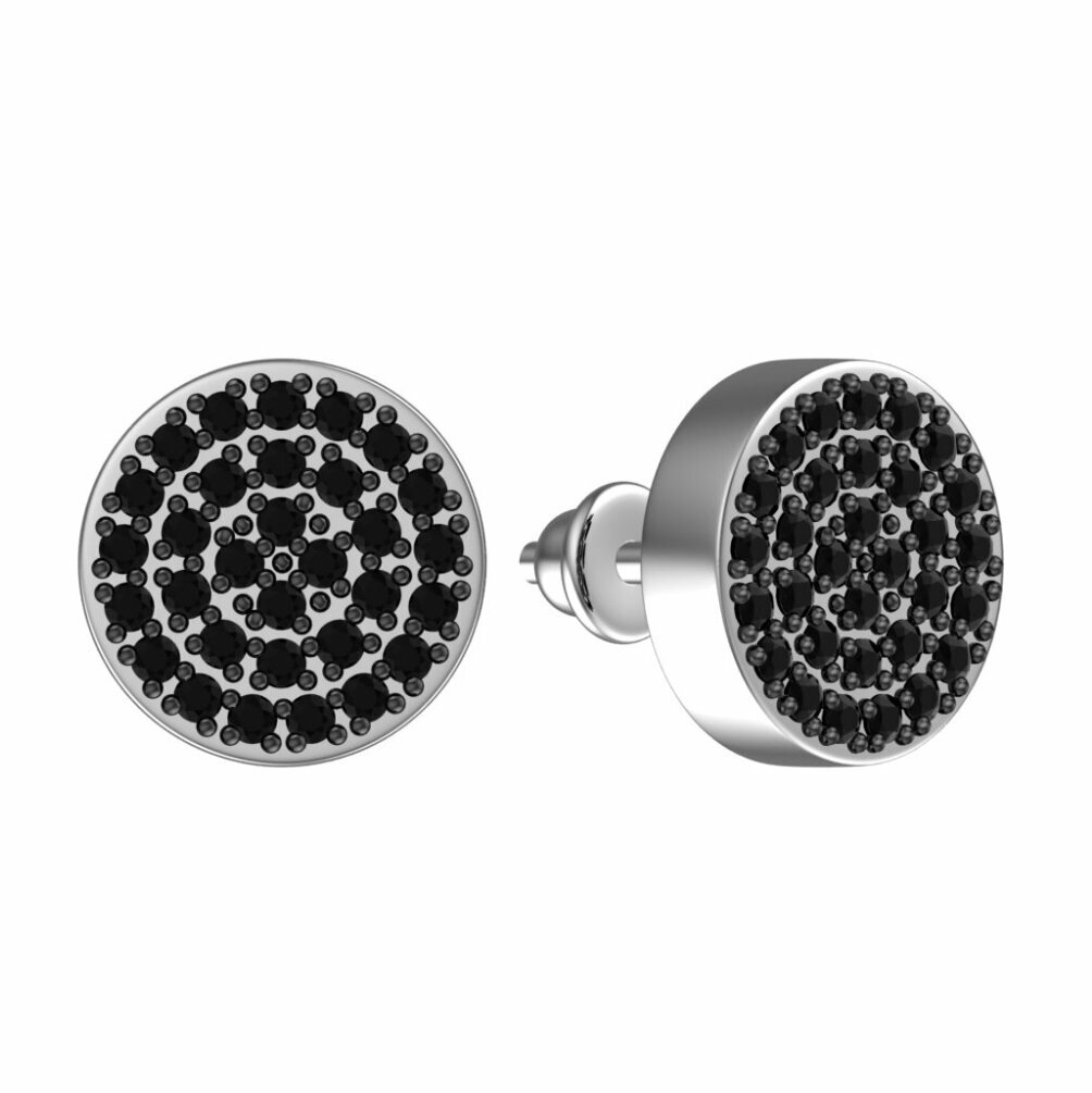 Серьги, серебро, 925 проба, фианит