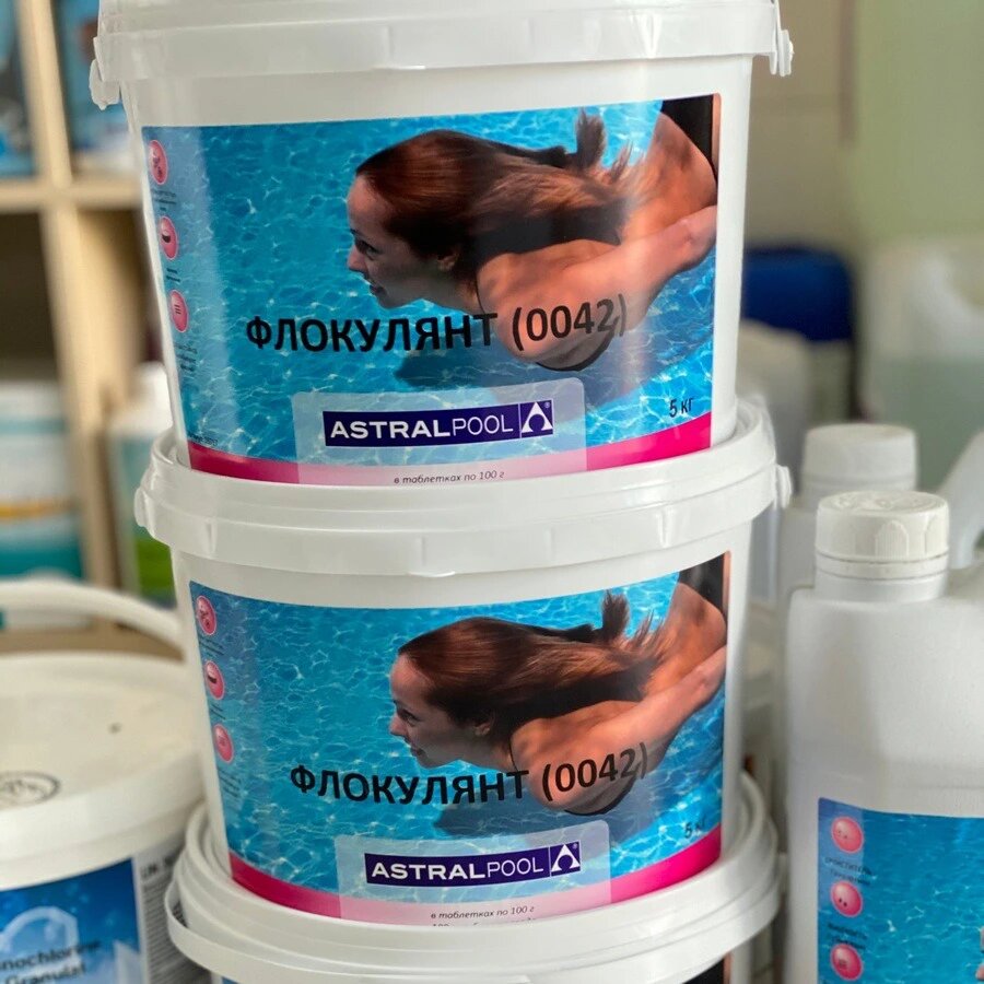 Флокулянт AstralPool в таблетках по 100 г, 25 кг / 0042, цена - за 1 шт