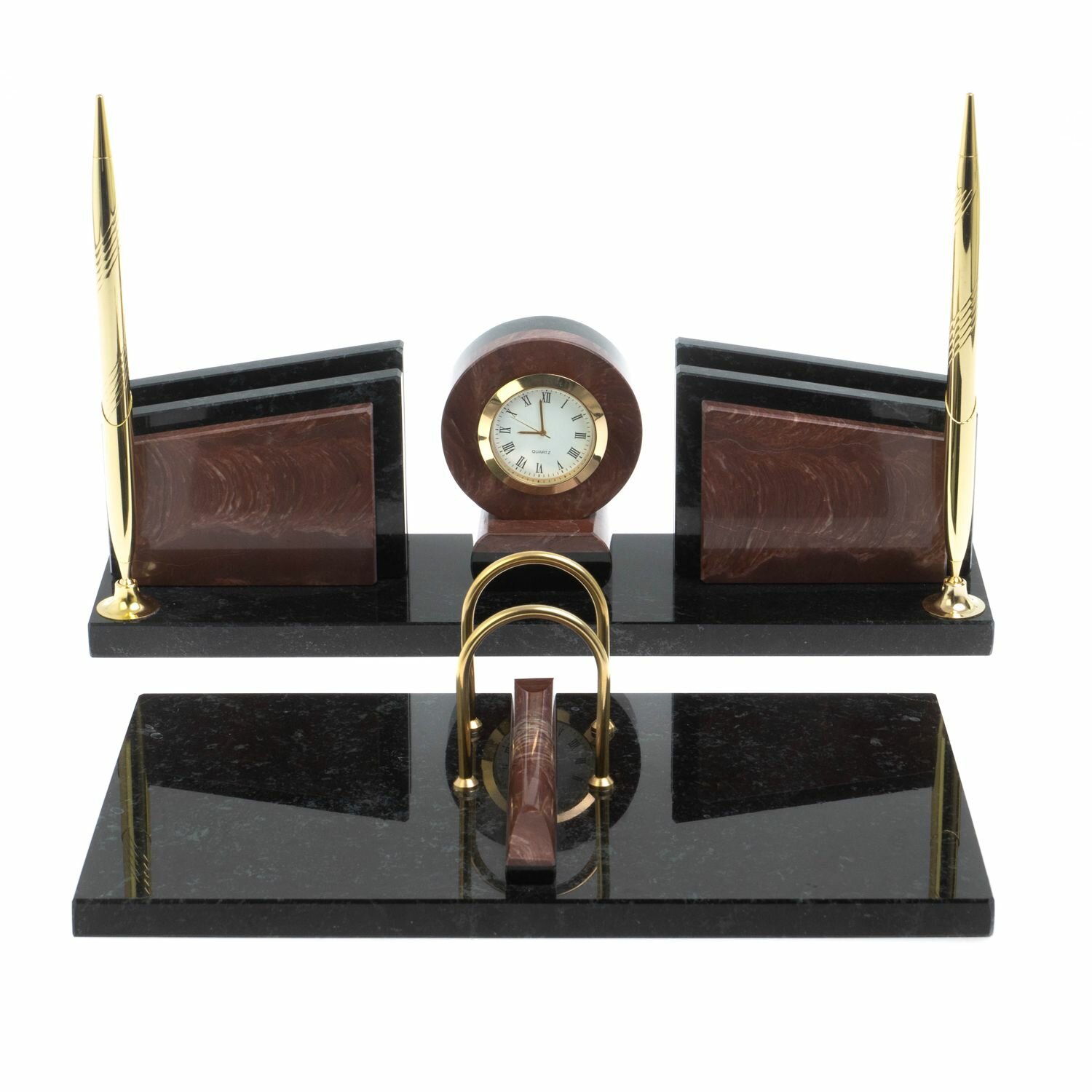 Письменный набор "Фаворит" из камня лемезит 127905