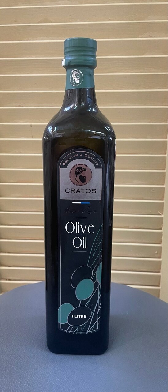 Масло оливковое Cratos Extra Virgin olive oil,1 литр.