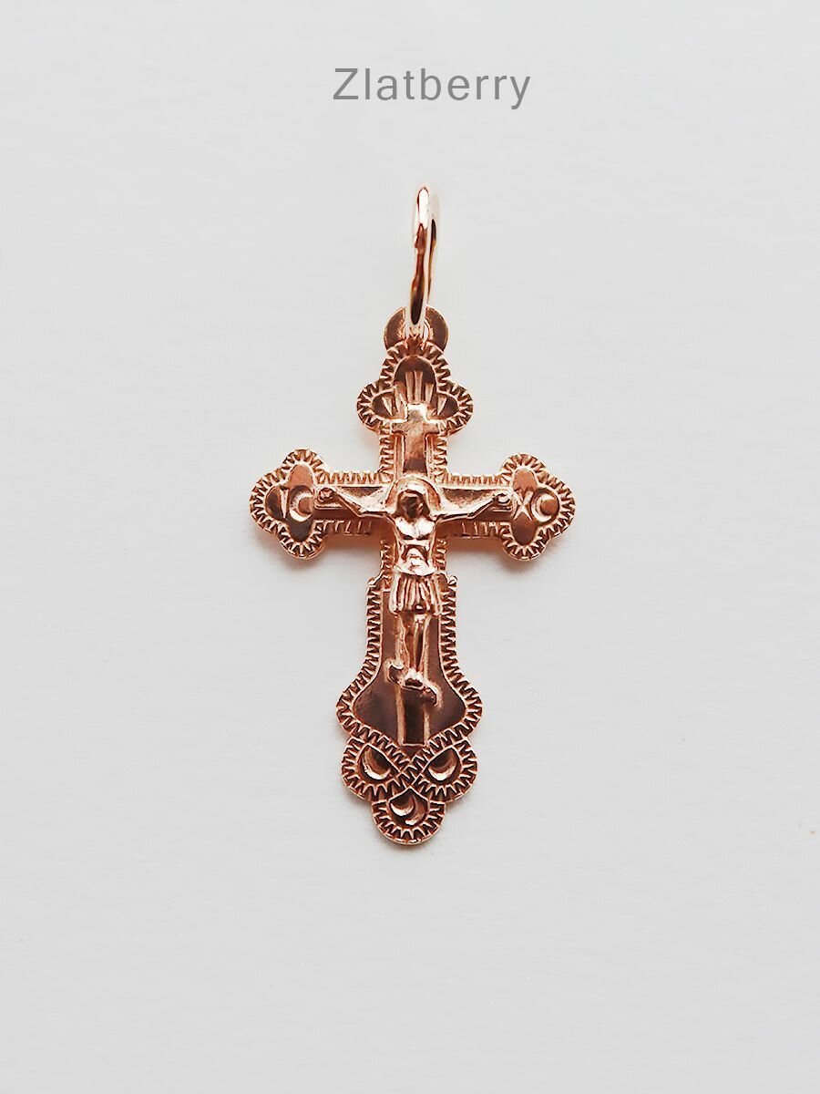 Крестик, серебро, 925 проба