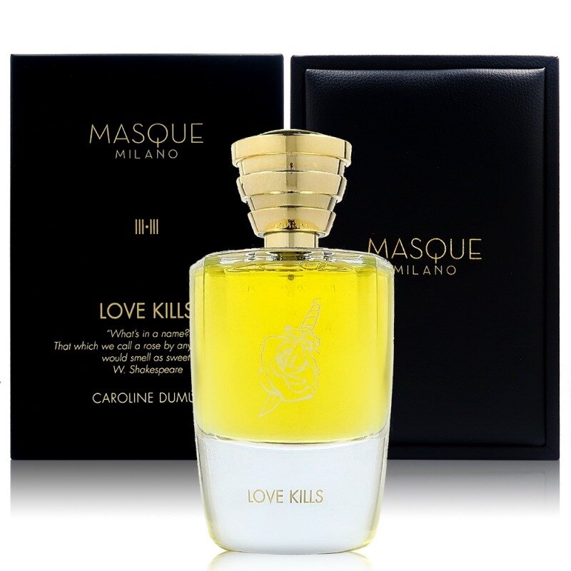 Masque Milano, Love Kills в шкатулке, 100 мл, Парфюмерная вода Женская