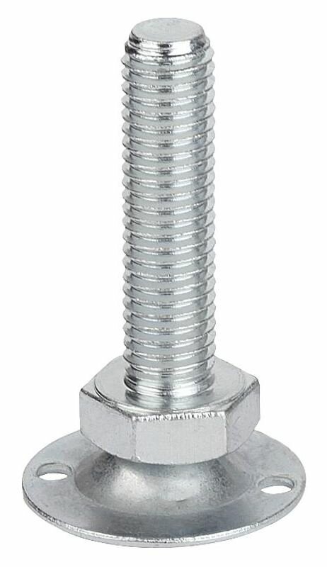 Регулируемая винтовая опора M10X60 до 355 кг KIPPK0678.16010X060