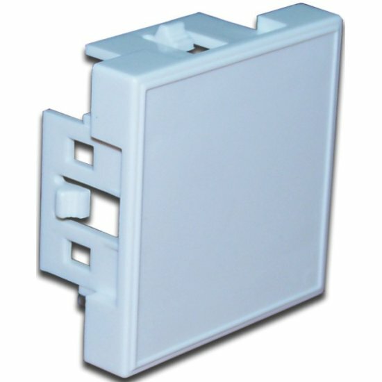 Заглушка Lanmaster 45х45, белая (LAN-SIP-23B-WH)