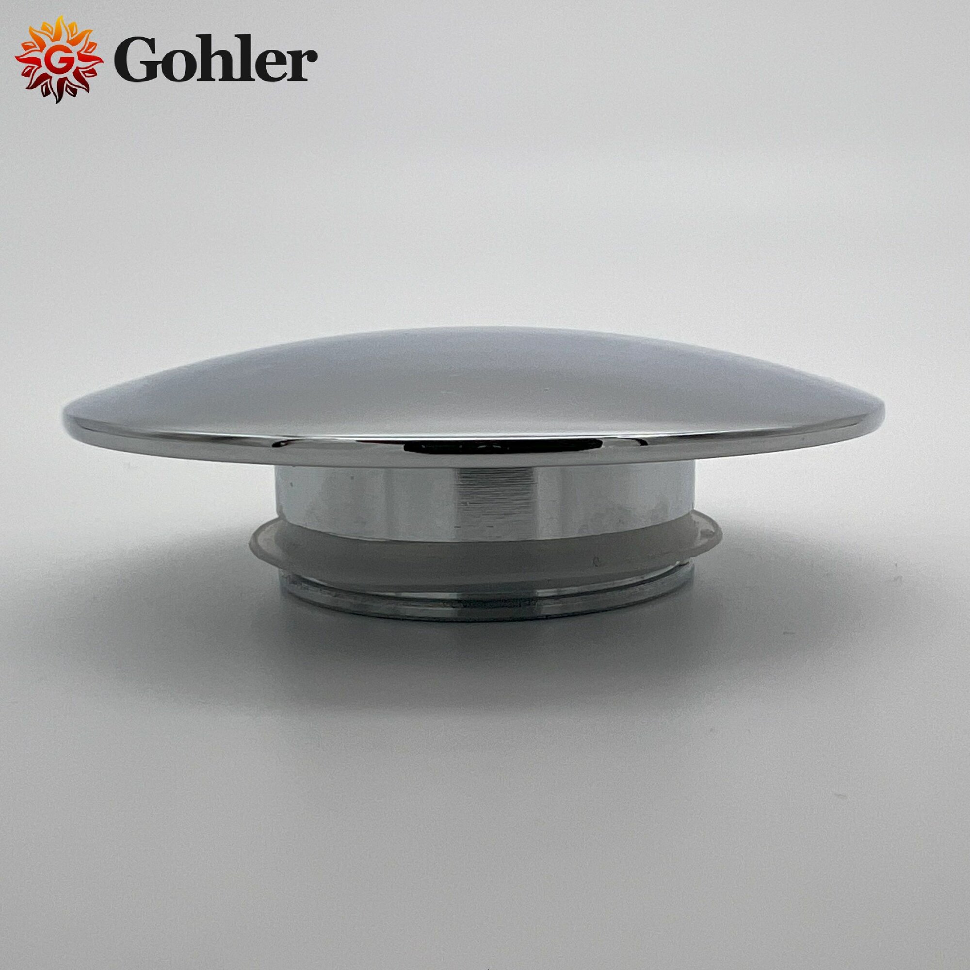 Крышка донного клапана хром