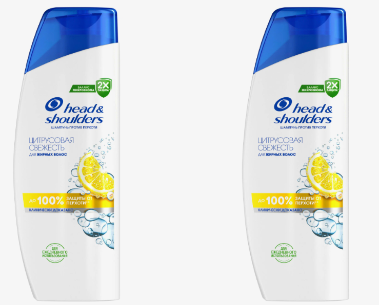 Head & Shoulders Шампунь, Цитрус, 200 мл, 2 уп