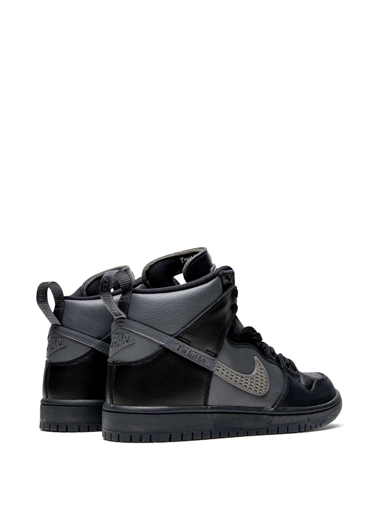 Кроссовки NIKE SB Dunk, размер 11.5 US, black/black — фото 1