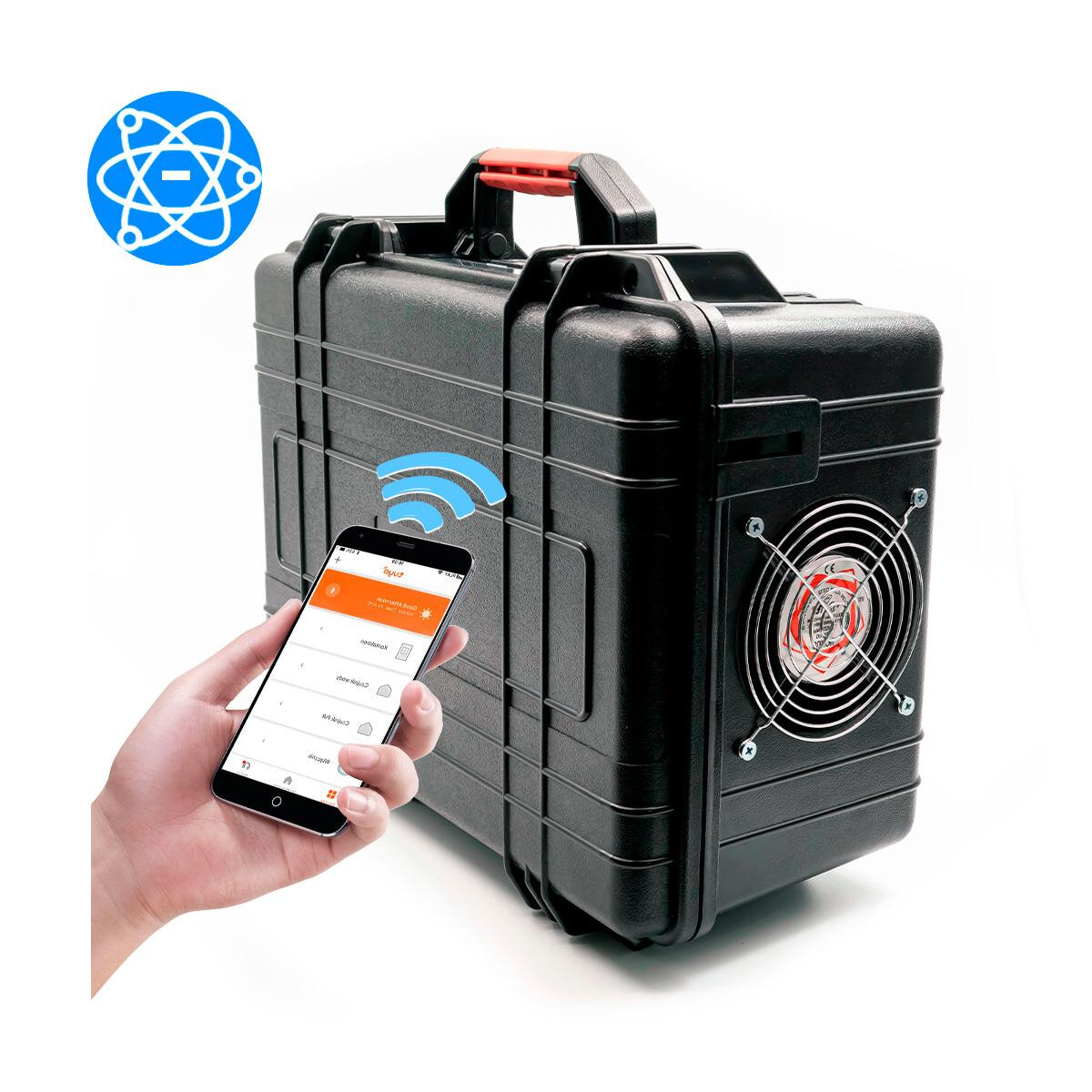 Универсальный переносной ионизатор воздуха (генератор ионов) Добро-Zон-TUYA Ион-20 (E2066EU) для больших помещений на 20 млн частиц с управлением TUY