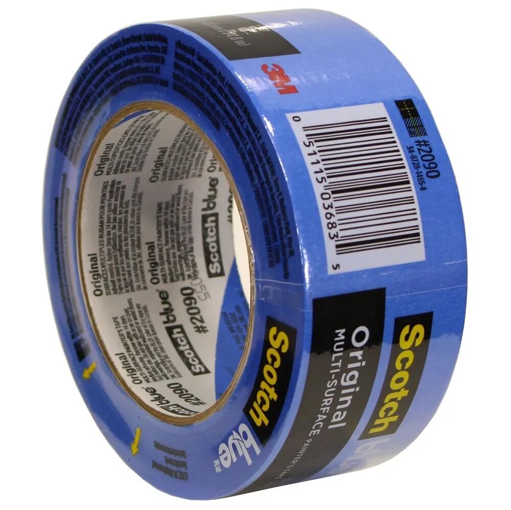 Малярная лента (скотч) 3M 2090 ScotchBlue 48мм*54.8м, Blue