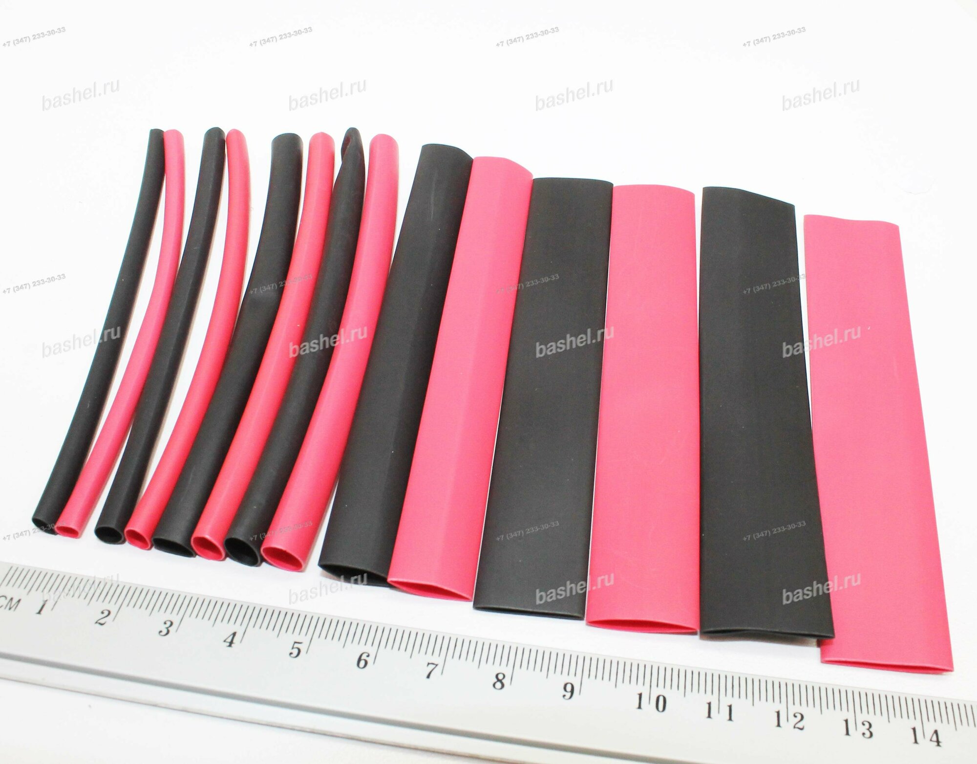 Набор термоусадочных трубок ТУТнг №6 MAXIMUM 2:1 (14 шт. по 10 см) REXANT, Rexant