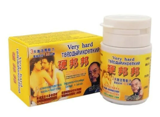 Для мужской силы YING BANG BANG "Твердый и крепкий" 10 шт