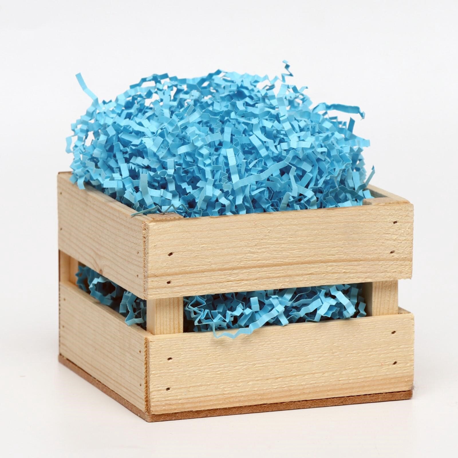 Бумажный наполнитель Сима-ленд, для упаковки подарков, синий, 1000г