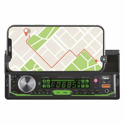 Автомагнитола Digma MCP-414
