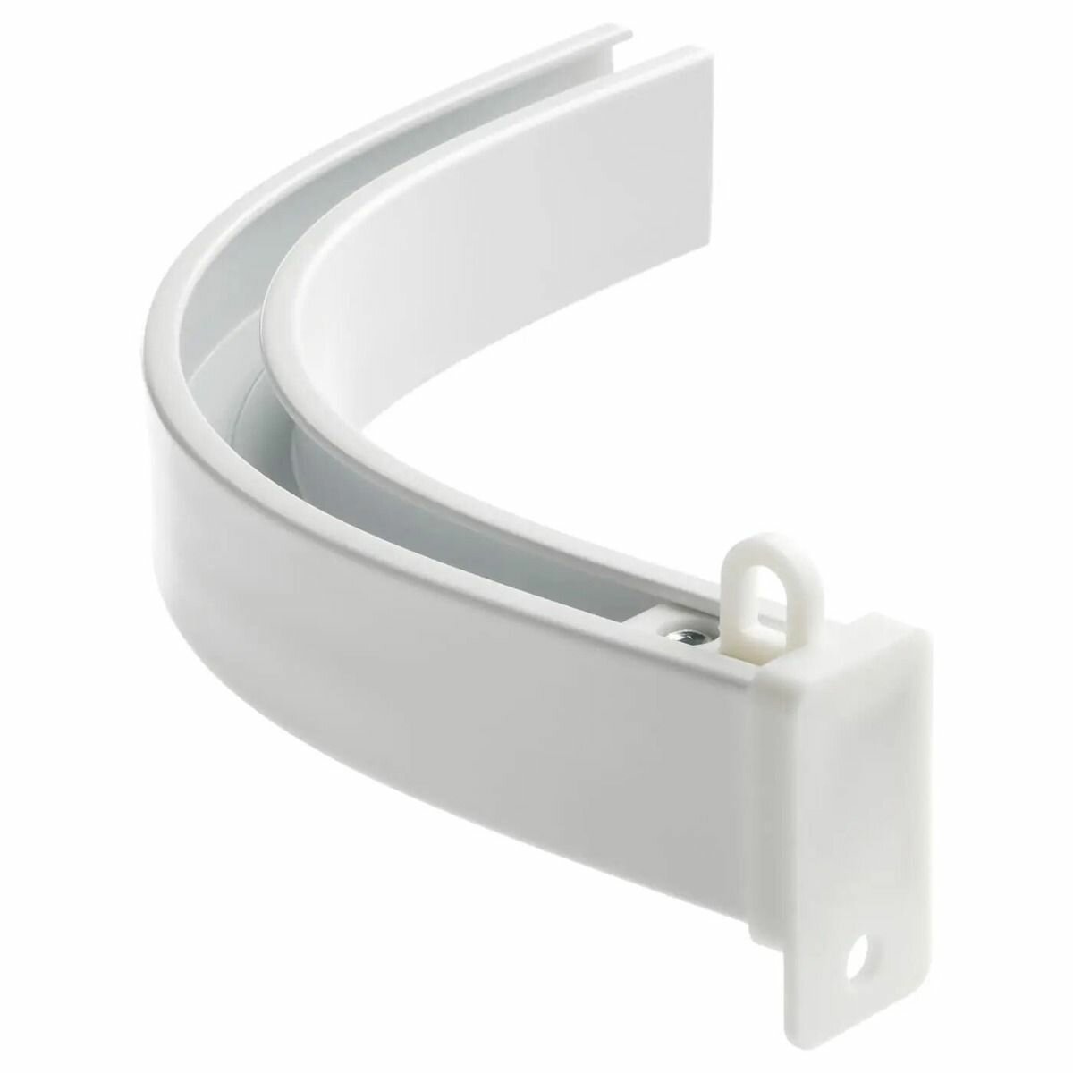 Угловое соединение д/одинарной шины IKEA VIDGA видга включая потолочное крепление/белый