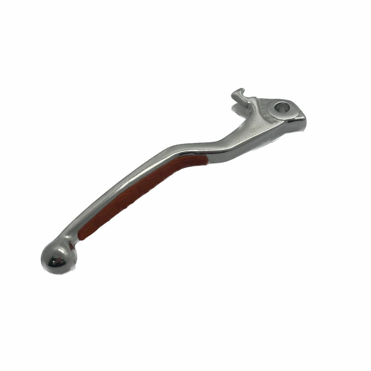 Рычаг тормоза ACCEL "KTM OLD", с силиконовой вставкой, алюминий, серый металлик, 1 шт