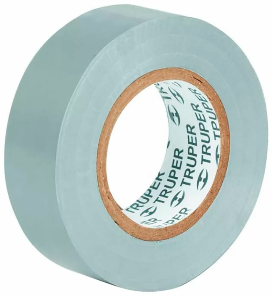 Изолента Truper M-33G 12507 акрил, 18 м, ширина 19 мм, серая