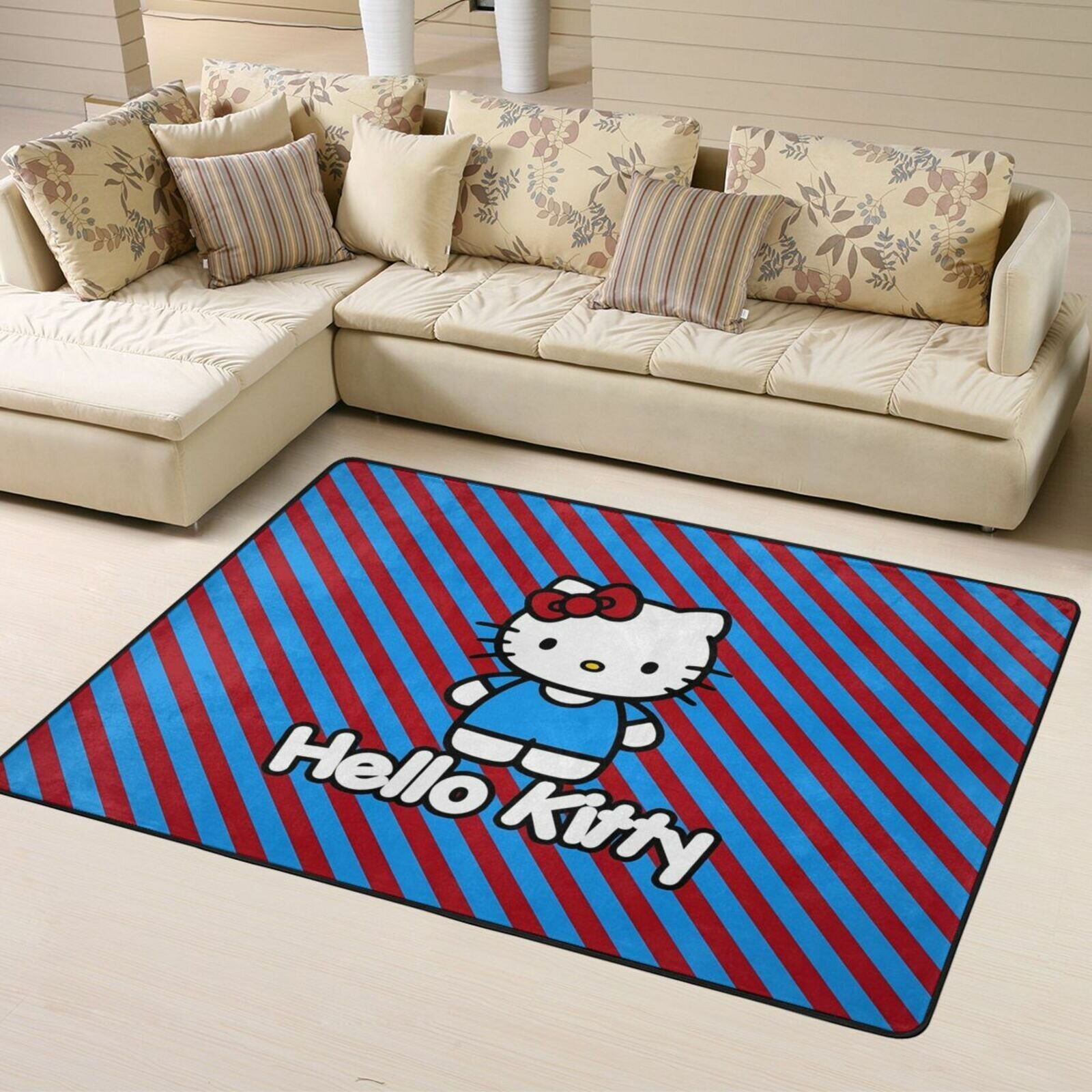 Ковер Hello Kitty Водопоглощающий и нескользящий160x120cm