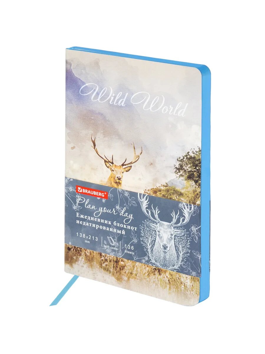 2шт Ежедневник недатированный А5 (138х213 мм), BRAUBERG VIS