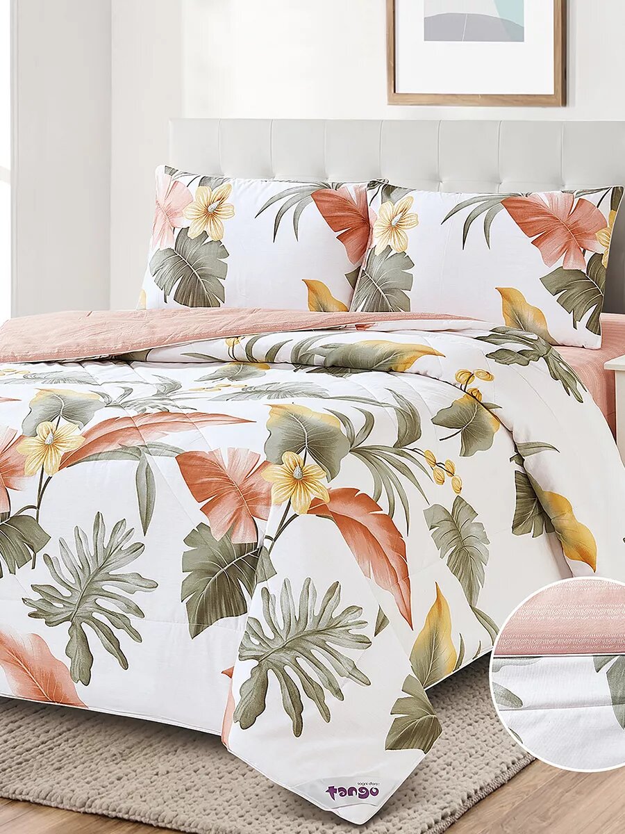 Постельное белье семейное с двумя одеялами 150х200 Primavera