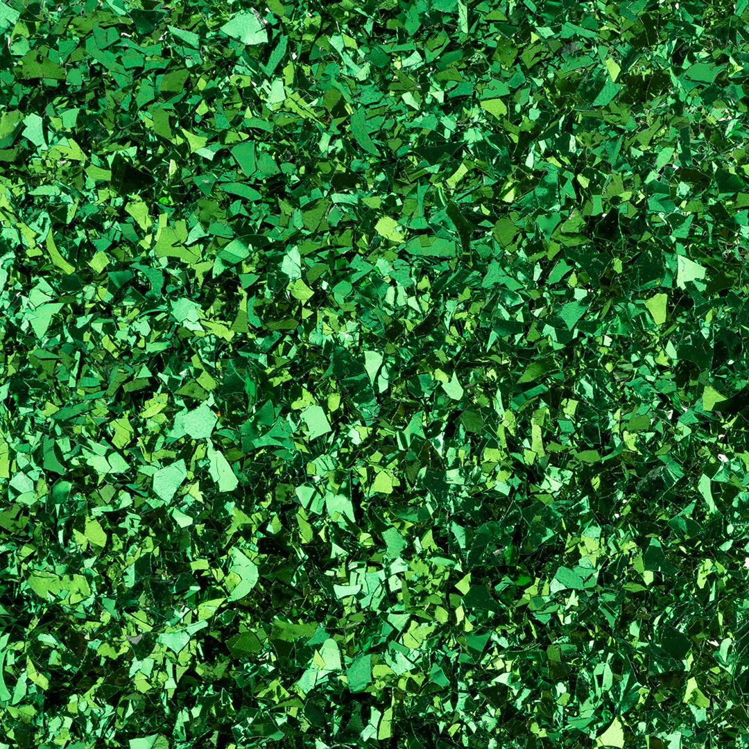 Конфетти дробленые Зеленый, Металлик, 20 г.