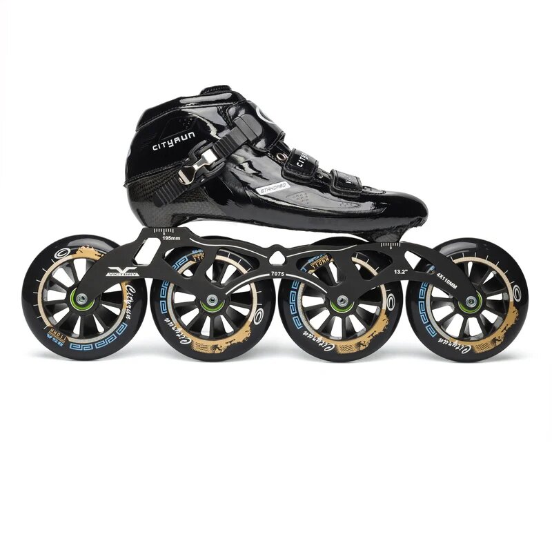 Hoomore Cool Edition Роликовые коньки из углеродного волокна 42, Черный, Black Complete1