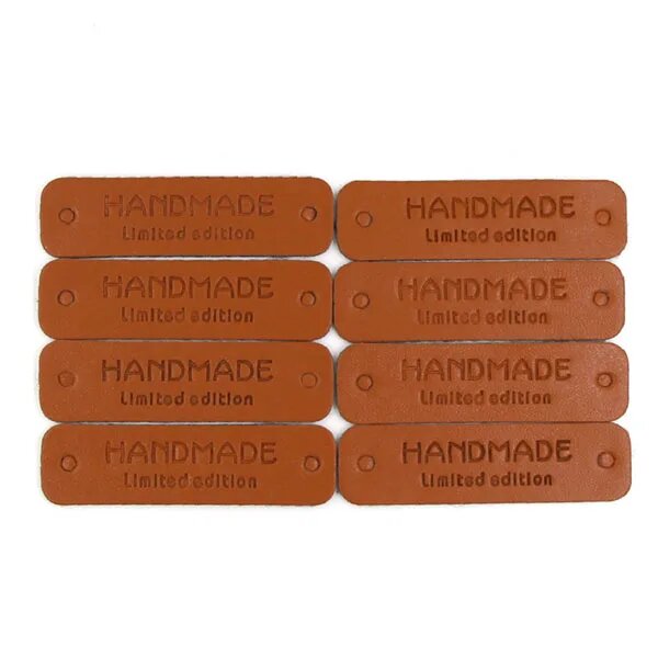 Кожаные этикетки для одежды vblingstone 50 шт. Оранжевый, Brown