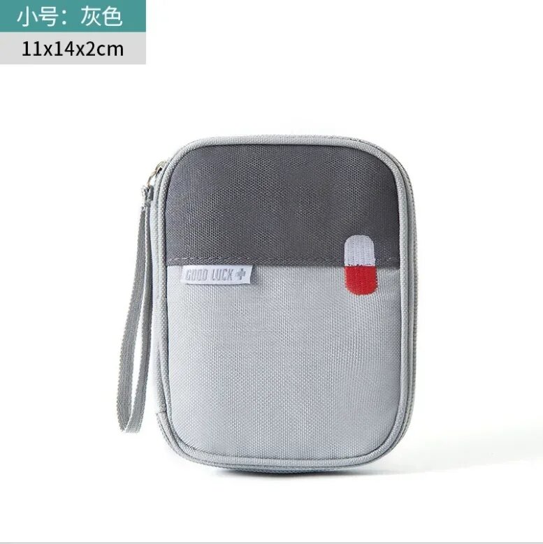Мини-аптечка серая eTya Oxford 11x14x2см