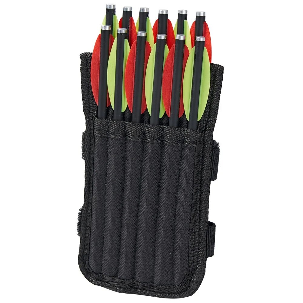 Черный нейлоновый колчан для стрел Toparchery на 6/12 стрел Темно-зеленый, 12pcs hold