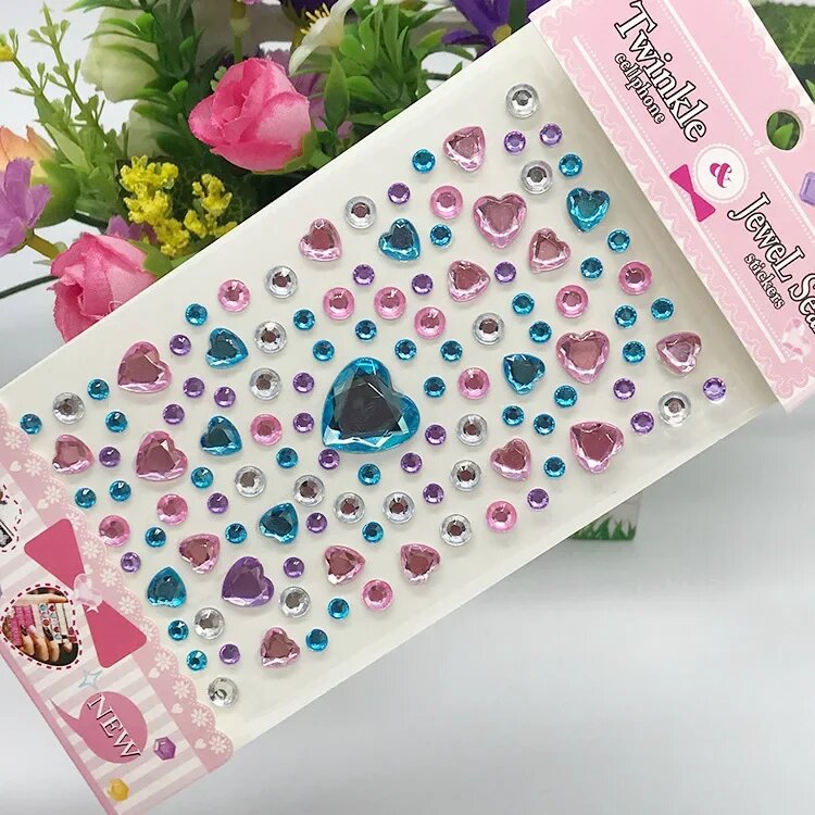 Детские наклейки "Twinkle Jewel Set", цвет NO.9