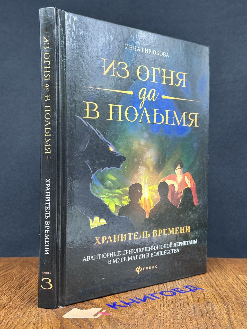 Книга. Из огня да в полымя. Книга 3. Хранитель Времени 2020 (2042125528487)