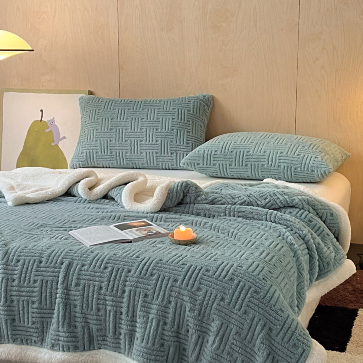 Одеяло "Blanket Sofa Blanket", двухслойное, зимнее, 180x200 см