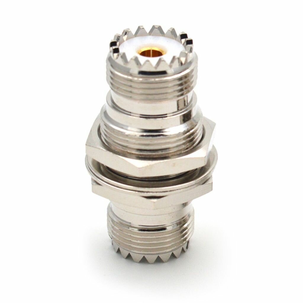 UHF-KKY Коаксиальный высокочастотный адаптер, полностью медный, SL16KKY M, розетка UHF с гайкой и прокладкой