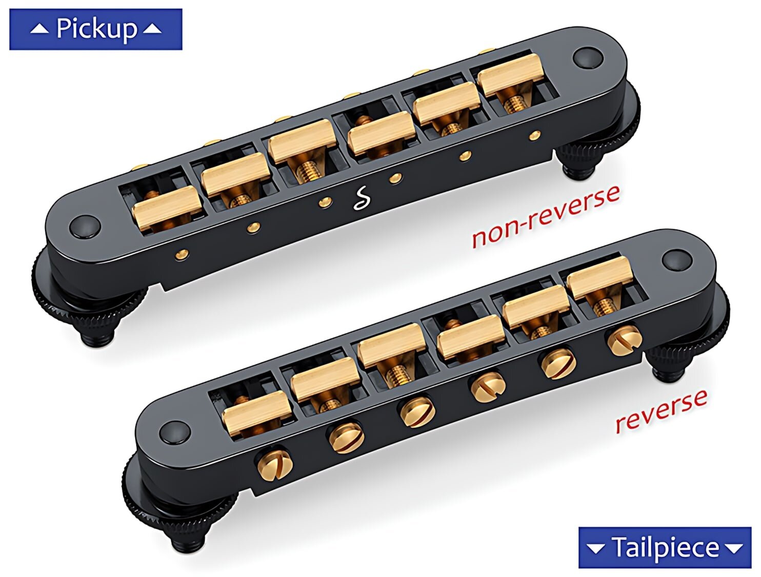 Бридж Tune-O-Matic SCHALLER 12090400 (145060) GTM CH, черный