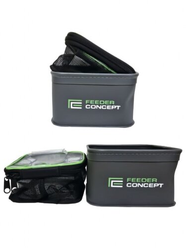 Емкости для прикормки и насадки Feeder Concept EVA 2шт. набор 180x180x110