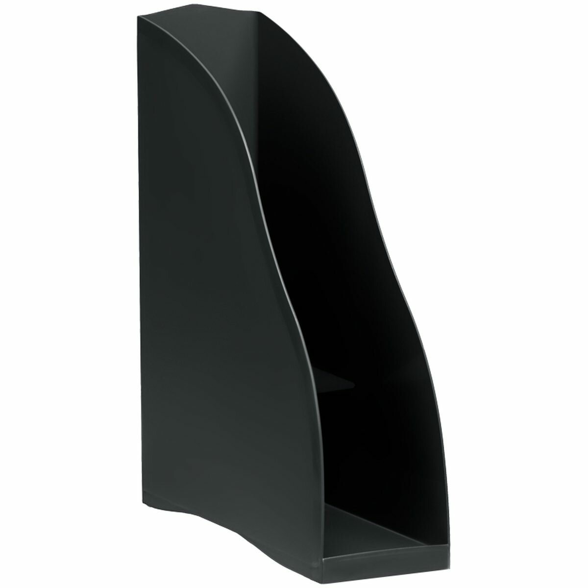 Лоток для бумаг вертикальный Стамм "Дельта", 85мм, черный (ЛТВ-30445), 6шт.