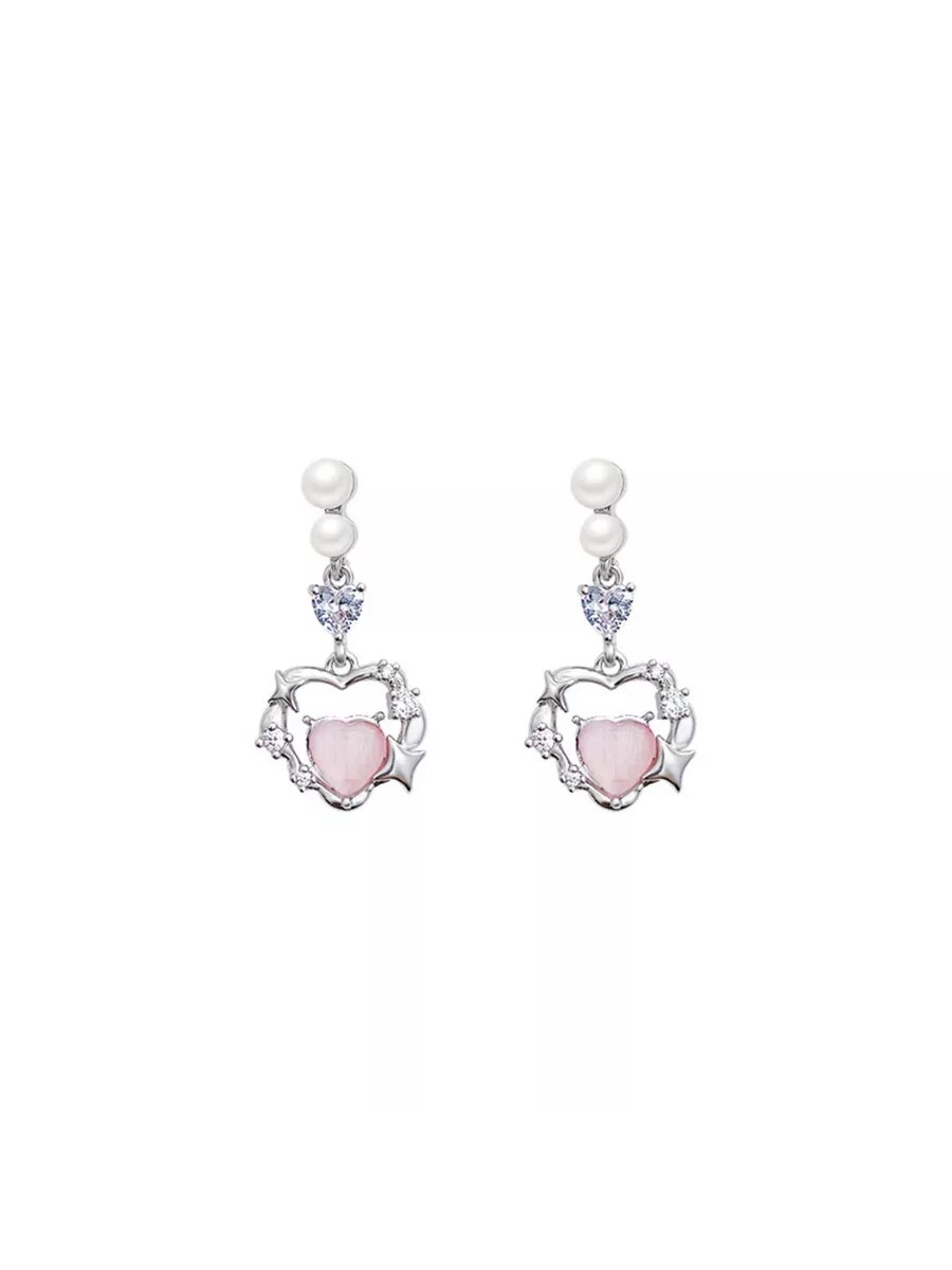 Серьги, фианит